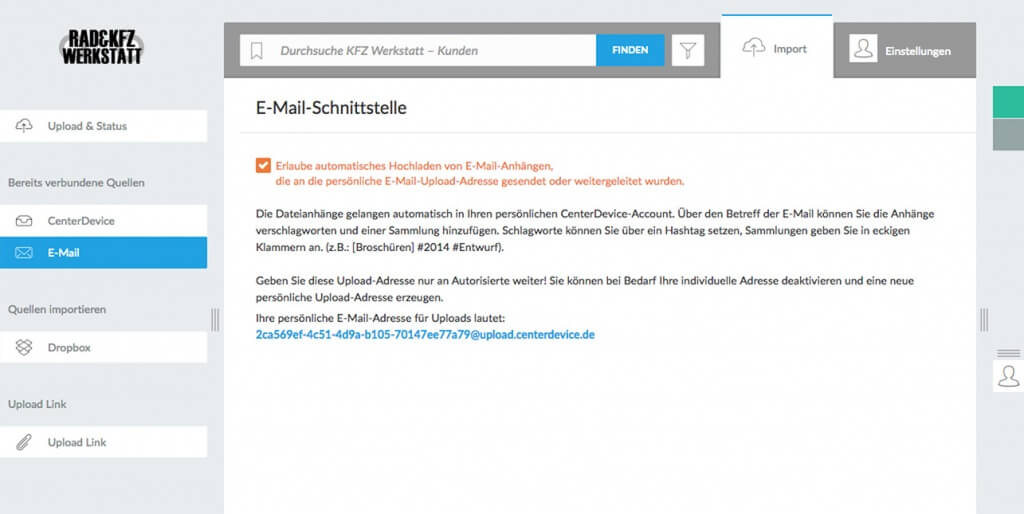 E-Mail-Upload – für einen aufgeräumten Posteingang!